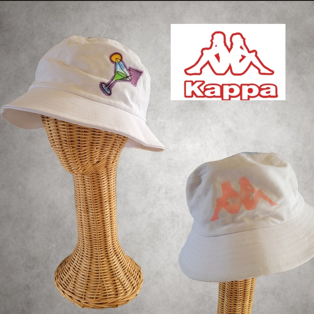 Kappa Rolling Loud Miami White Bucket Hat With Airbru… - Gem